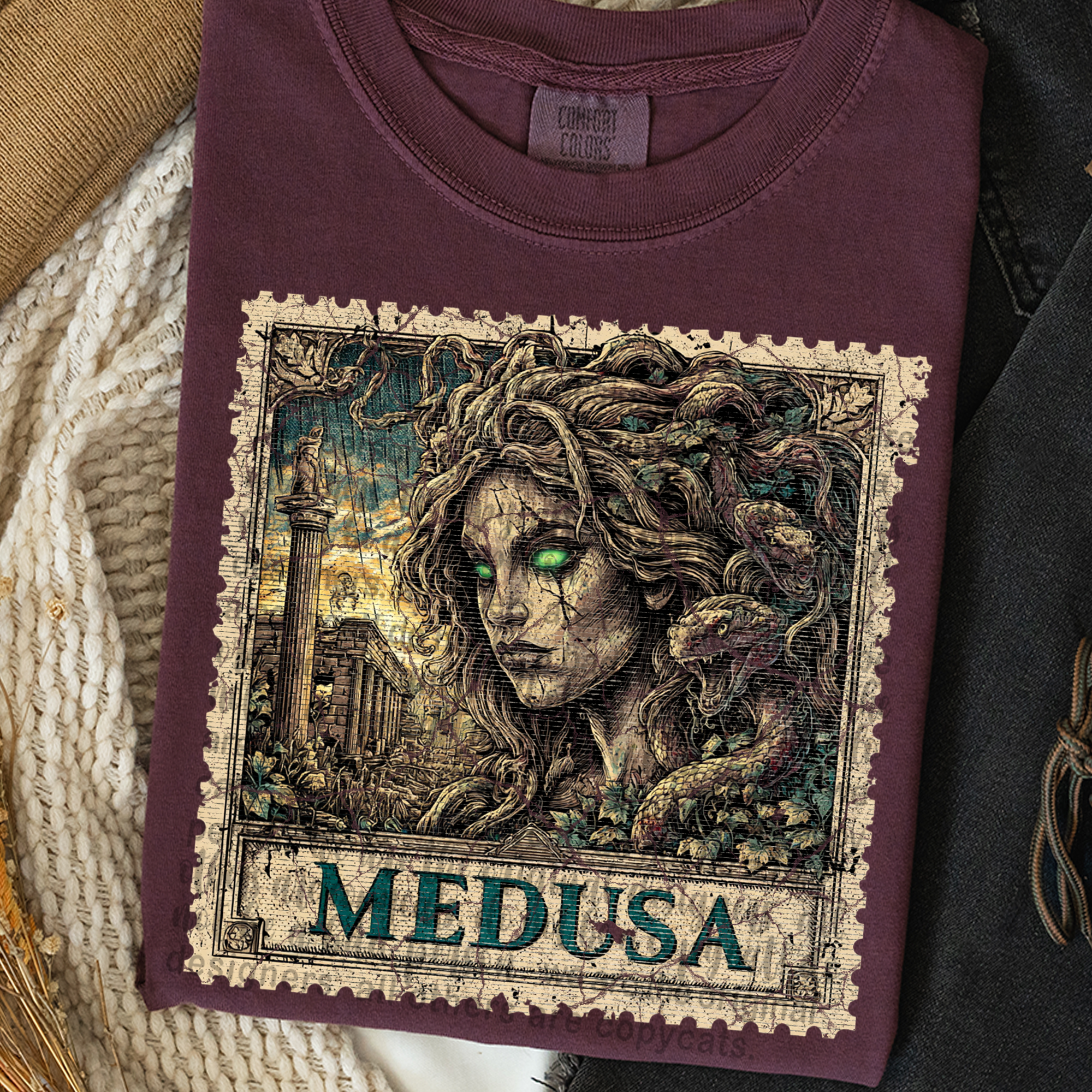 Medusa Stamp – trendyteesbyleslie